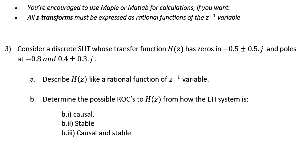 Solved You're encouraged to use Maple or Matlab for | Chegg.com