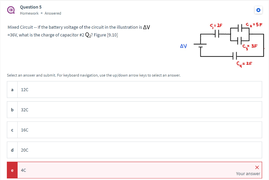 Solved Mixed Circuit - If the battery voltage of the circuit | Chegg.com