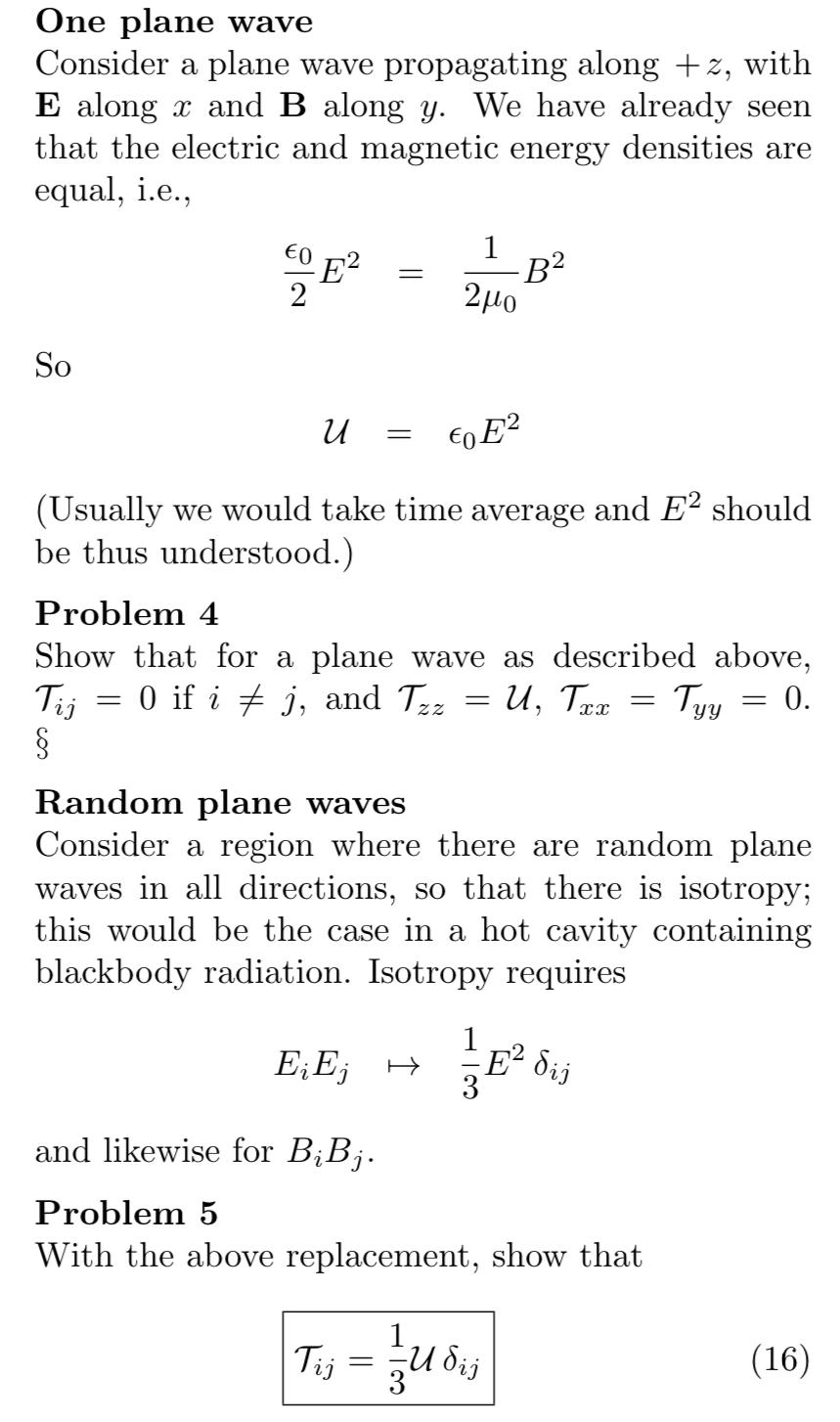 Solved One plane wave Consider a plane wave propagating | Chegg.com