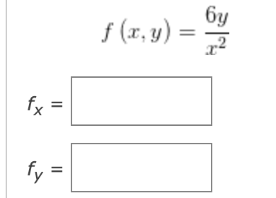 Solved Let f(x, y) = x2 + 2y2. (a) Find fx(6, 1) and fy(6, | Chegg.com