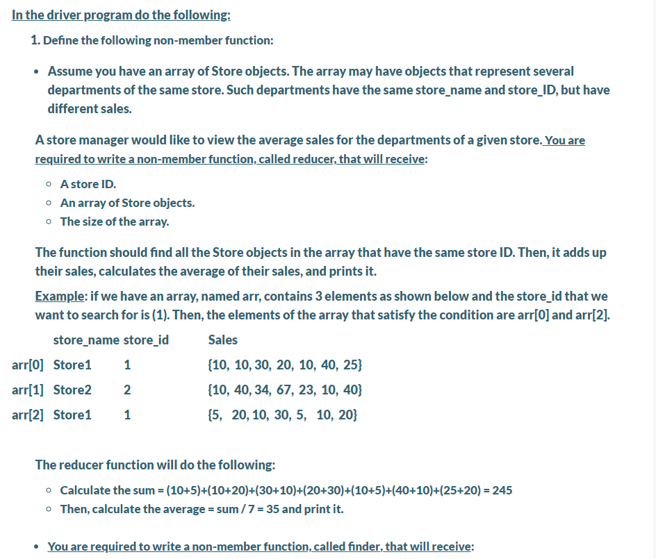 Solved You have to implement a class named Store. It | Chegg.com
