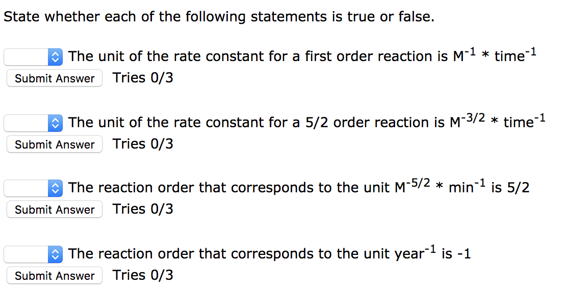 Solved State whether each of the following statements is | Chegg.com