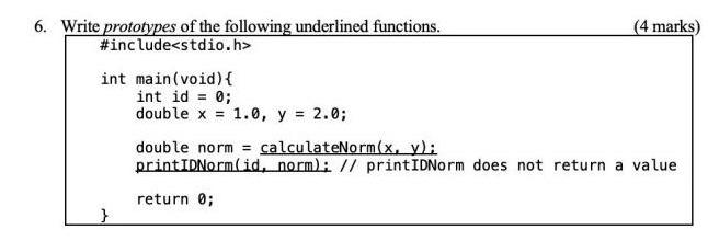 Solved [C Language] Please finish the answer with the "C | Chegg.com
