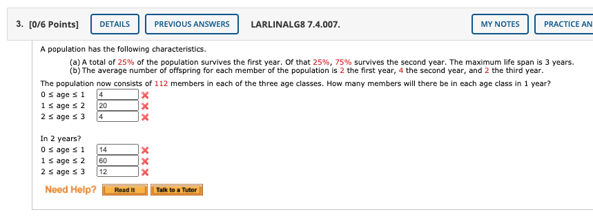 Solved 3. [0/6 Points) DETAILS PREVIOUS ANSWERS LARLINALG8 | Chegg.com