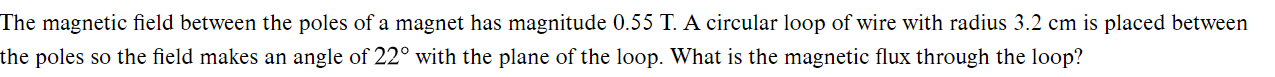 Solved The magnetic field between the poles of a magnet has | Chegg.com
