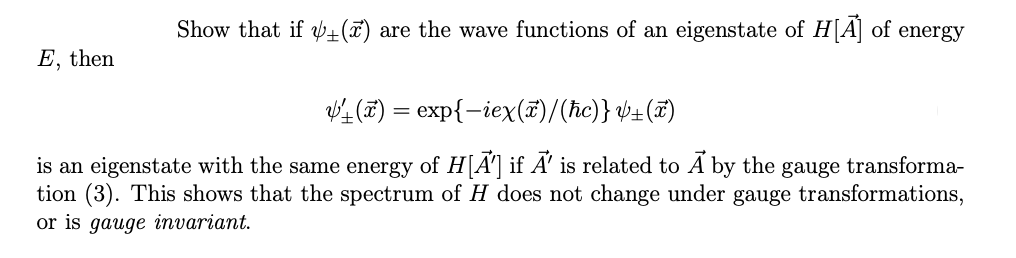 Solved Write the energy eigenvalue equation, H∣ψ =E∣ψ , as a | Chegg.com