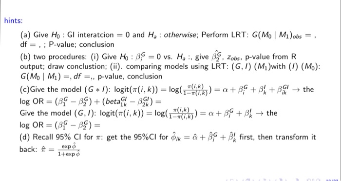 Logistic regression example Table 3 presents the data | Chegg.com