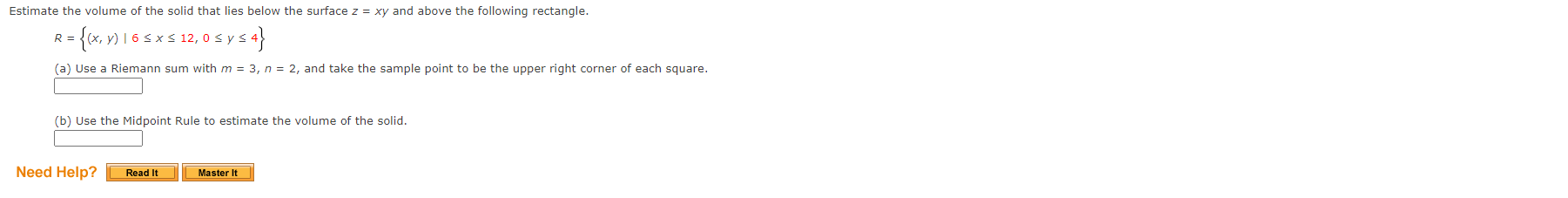 Solved Estimate the volume of the solid that lies below the | Chegg.com