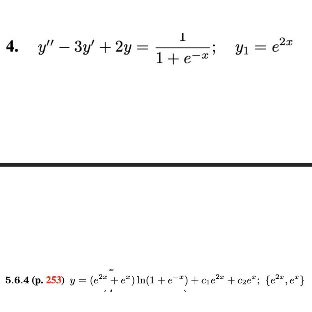 Solved Find a general solution, given that y1 satisfies | Chegg.com