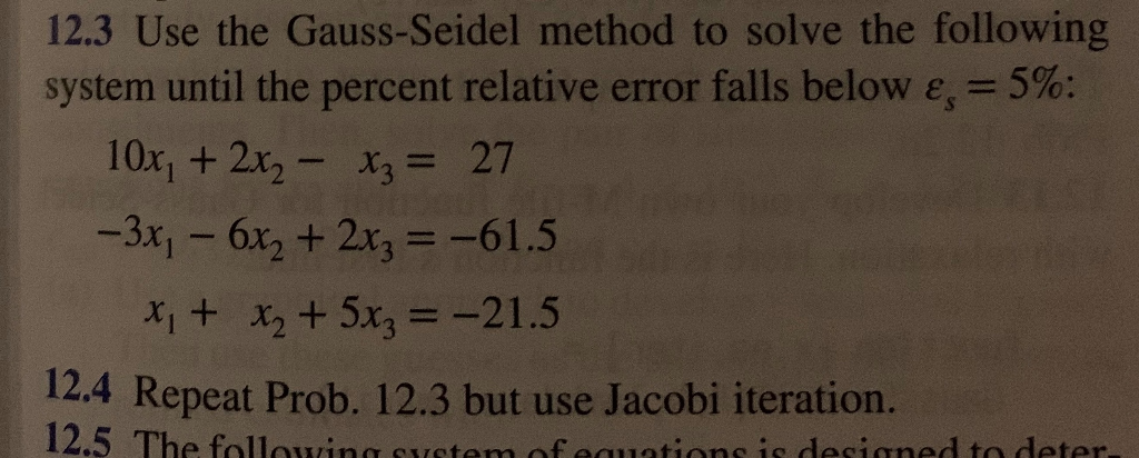 Gauss seidel method to solve axb python - nolfrewards