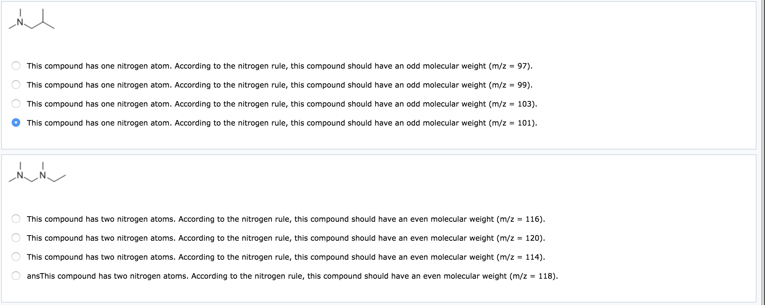 Solved Question 3 For each of the following compounds, use | Chegg.com