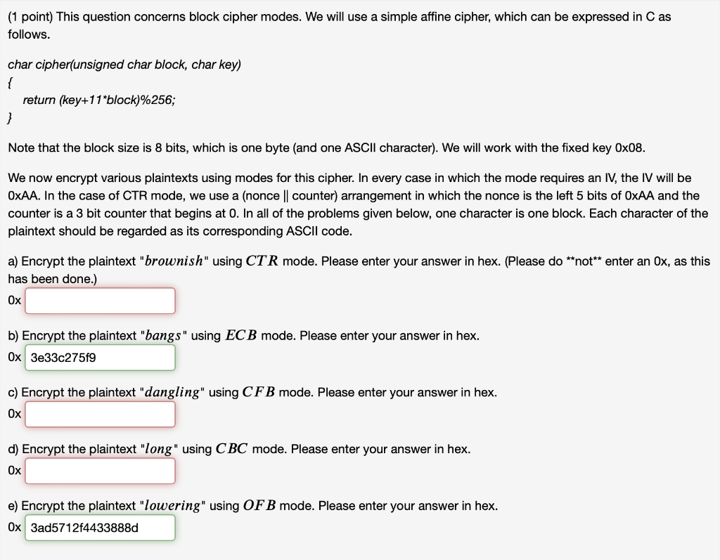Solved Please help. I need answers for (a), (c), and | Chegg.com