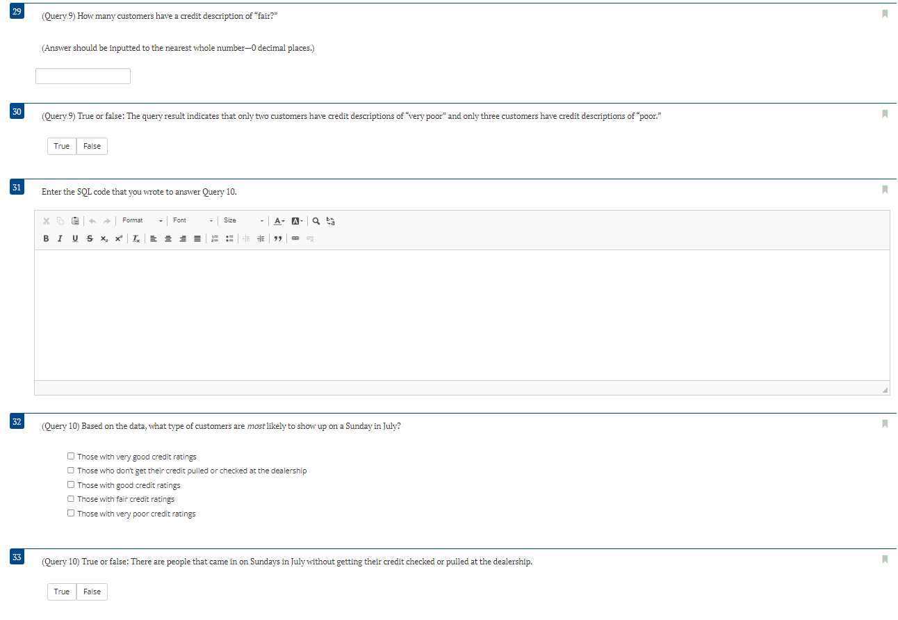 Solved 7.6 SQL Project Download the Excel file below and | Chegg.com