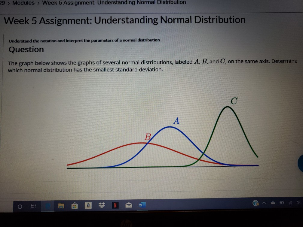 Solved 29 Modules > Week 5 Assignment: Understanding Normal | Chegg.com