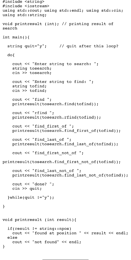 Solved Strings, File I/O You are free to use a single or | Chegg.com