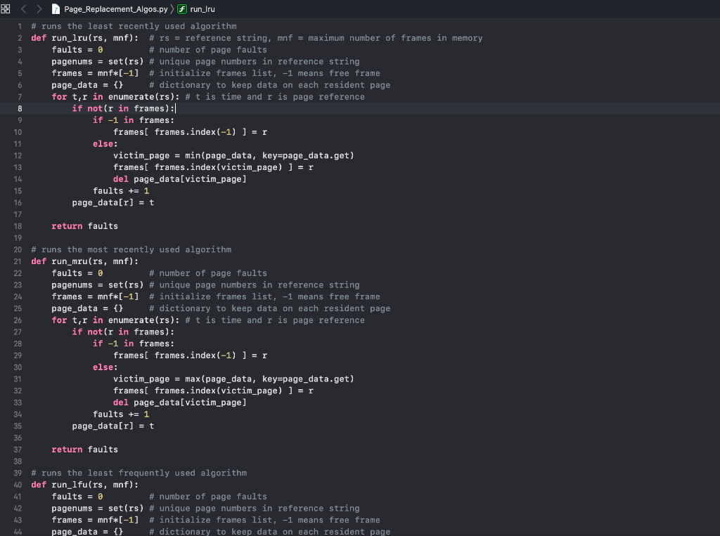 7.3 Approximations of the LRU algorithm The LRU | Chegg.com