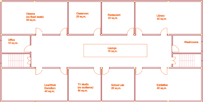 1. Find the Major Occupancy Types of this floor, if | Chegg.com