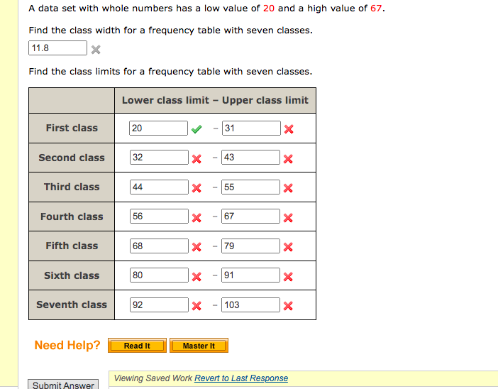 Solved A data set with whole numbers has a low value of 20 | Chegg.com