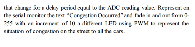 Solved Design a code in C on Arduino IDE to be downloaded | Chegg.com