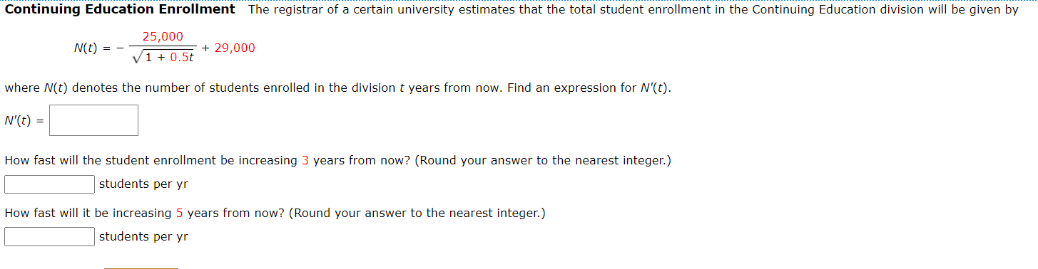 Solved Continuing Education Enrollment The registrar of a | Chegg.com