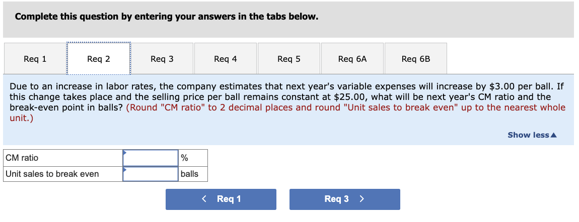 Solved Problem 6-20 (Algo) CVP Applications: Break-Even | Chegg.com