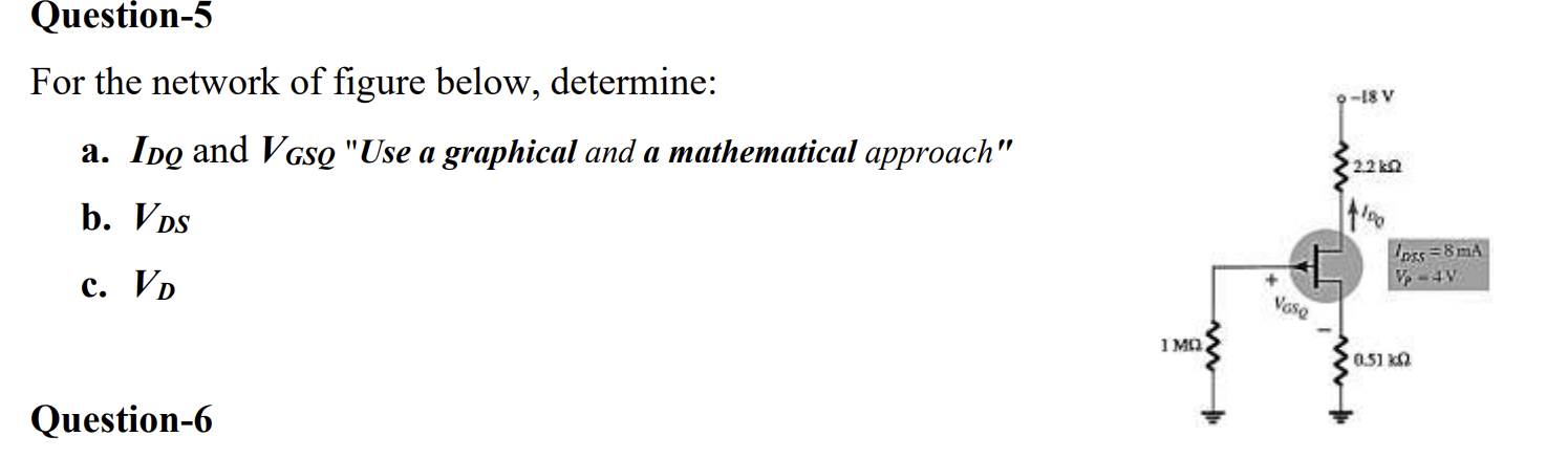 Solved Question-5For the network of ﻿figure below, | Chegg.com