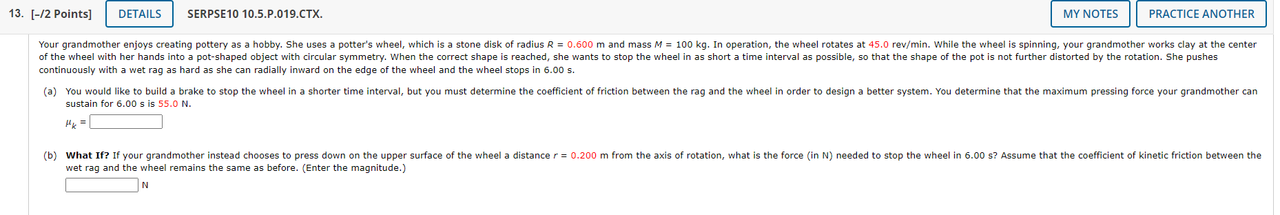 Solved continuously with a wet rag as hard as she can | Chegg.com