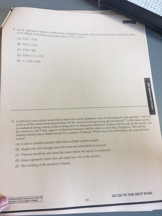 Solved 8. Let X of 10 represent a random variable whose | Chegg.com