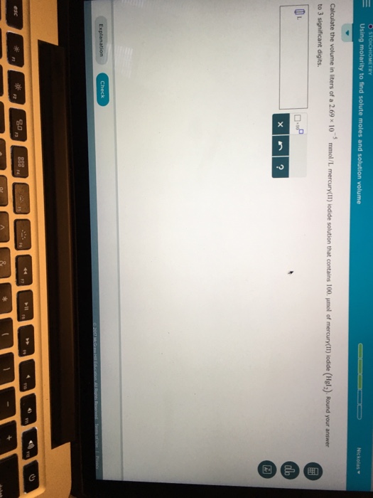 Solved Using Molarity To Find Solute Moles And Solution