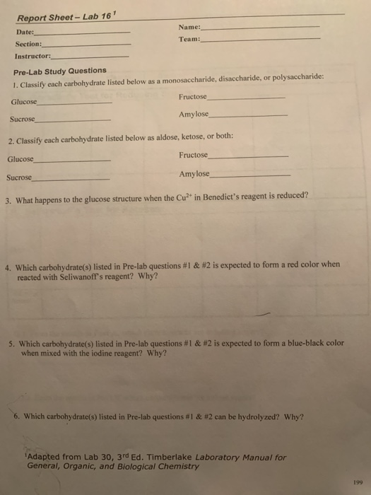 Solved Report Sheet-Lab 16 Date: Section: Instructor: Name: | Chegg.com Solved Report Sheet-Lab 16 Date: Section: Instructor: Name: | Chegg.com