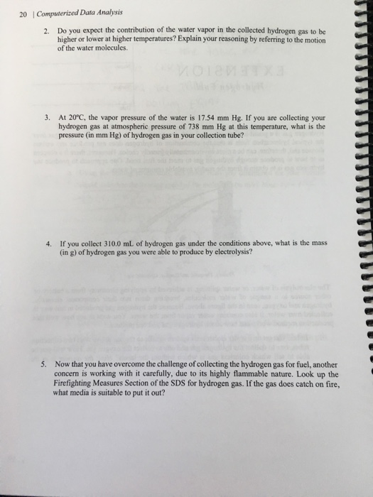 Solved LAws & VOLATILE LIQUIDS GAS EXTENSION Hydrogen Fuel | Chegg.com