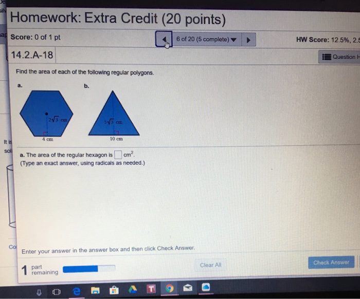 Solved Homework: Extra Credit (20 points) Score: 0 of 1 pt | Chegg.com