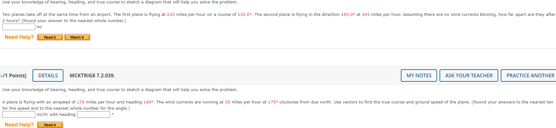Solved 1) Use your knowledge of bearing, heading, and true | Chegg.com