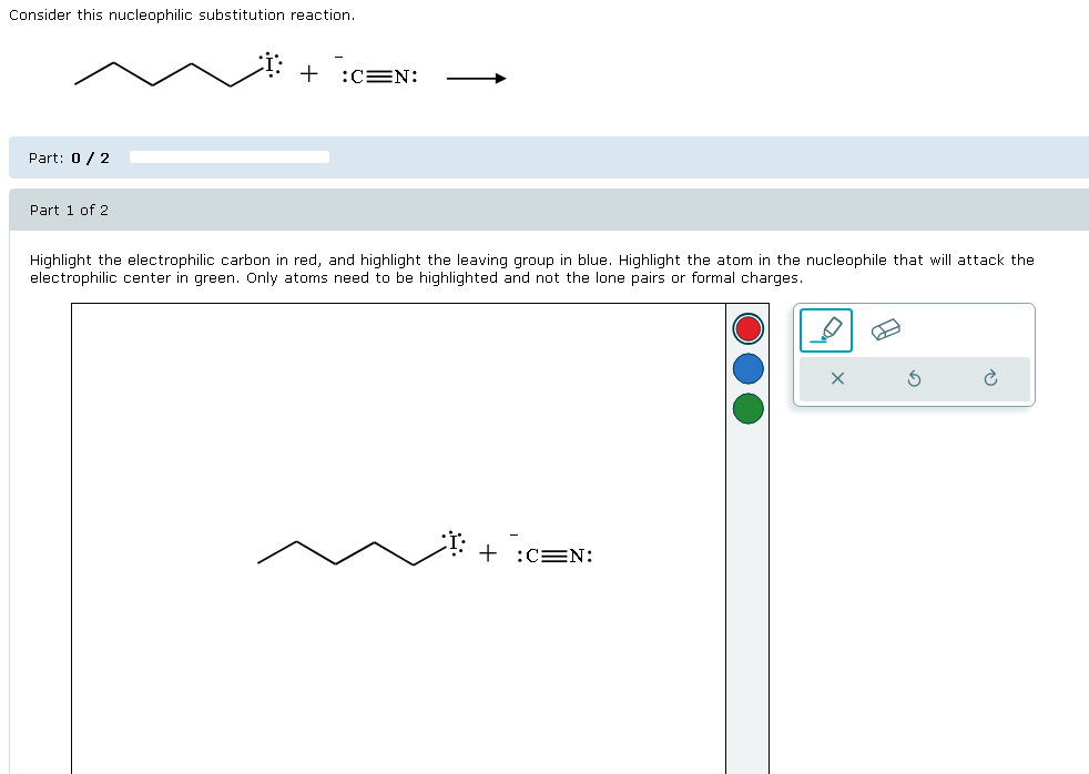 Solved Consider this nucleophilic substitution | Chegg.com