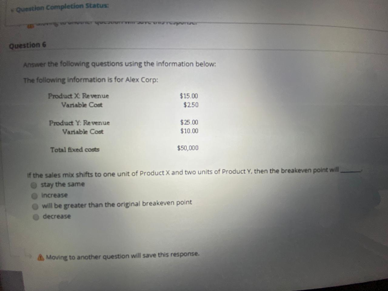 Solved Question Completion Status: wwwwwwwwwwwwwwwapore | Chegg.com