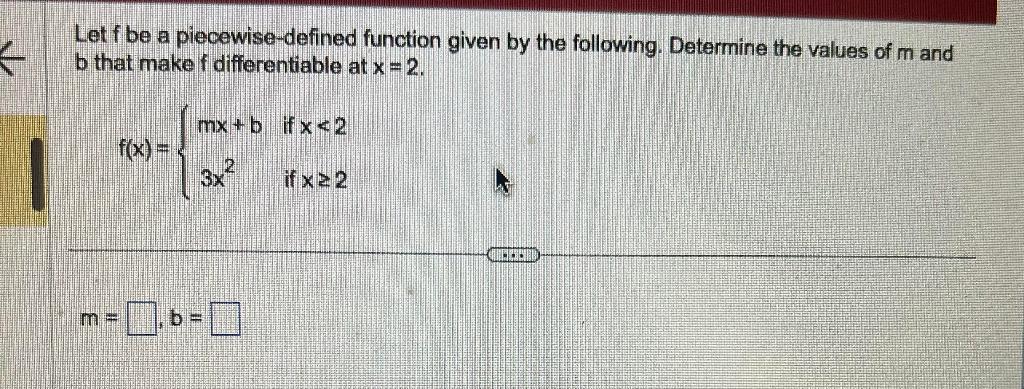 Solved Let f be a piecewise-defined function given by the | Chegg.com