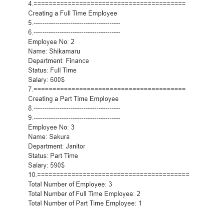 Solved Question 2: Implement the Employee class with | Chegg.com