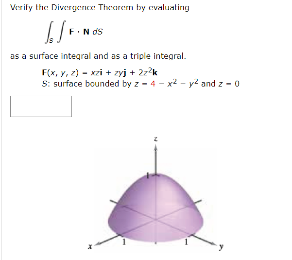 Solved Verify the Divergence Theorem by evaluating IF. NdS | Chegg.com