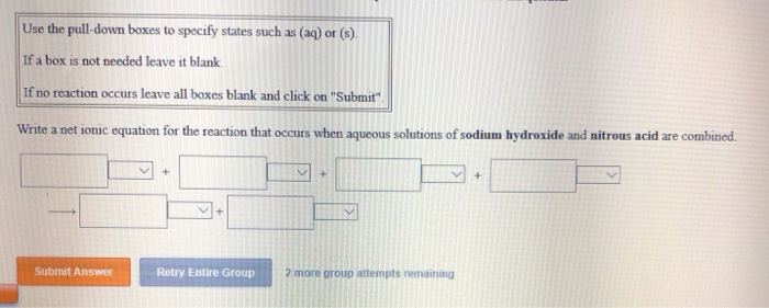 Solved Net Ionic Equations with Acids and Bases Dissociate | Chegg.com