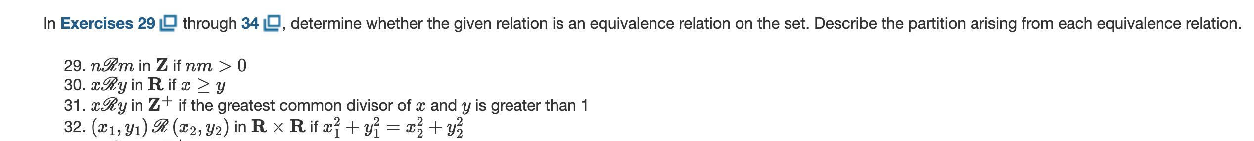 Solved Determine whether the given relation is an | Chegg.com