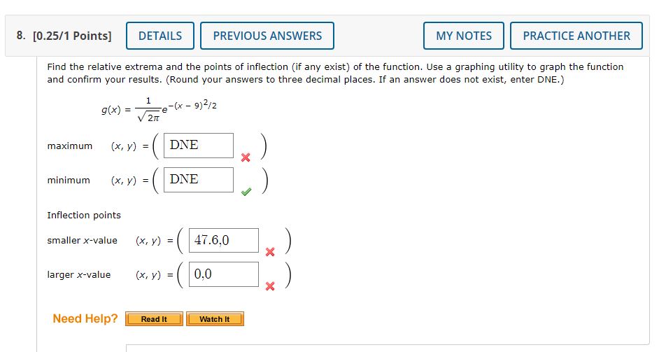 Find the relative extrema and the points of | Chegg.com