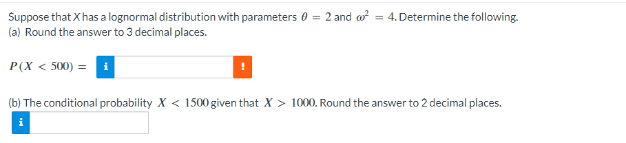 Suppose That X Has A Lognormal Distribution With