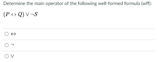 Solved Determine the main operator of the following | Chegg.com