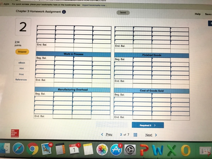 Solved For quick access, place your bookmarks here on the | Chegg.com