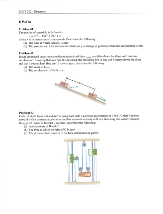 Solved The motion of a particle is defined as x = 2t^3 - | Chegg.com