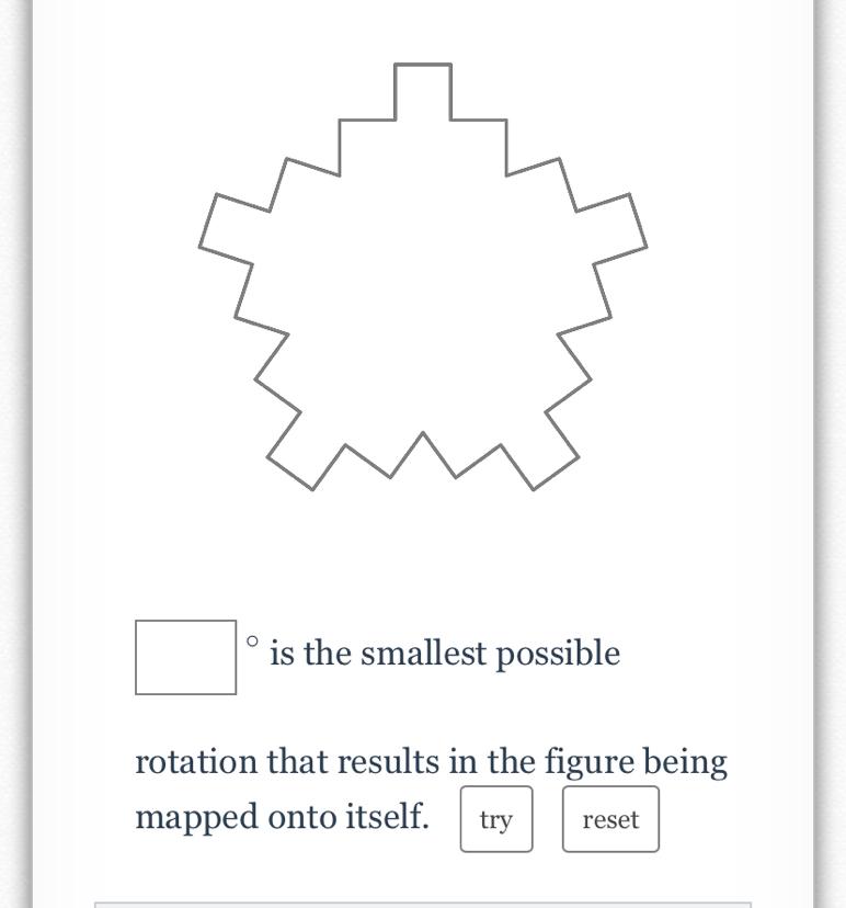 Solved rotation that results in the figure being mapped onto | Chegg.com