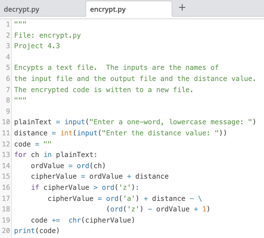 Answered Modify The Scripts Of Projects 1 And 2 To Encrypt