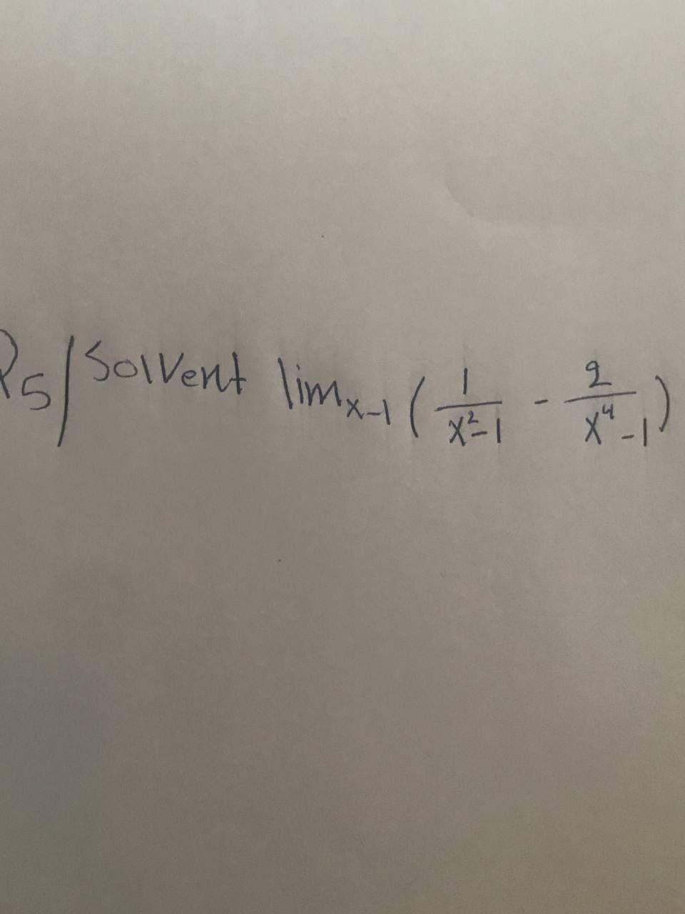 Solved as solvent Solvent limx-1 ( limx-1 ( 1 - 2 - 4 ) X²1 | Chegg.com