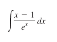 Solved ∫exx−1dx | Chegg.com