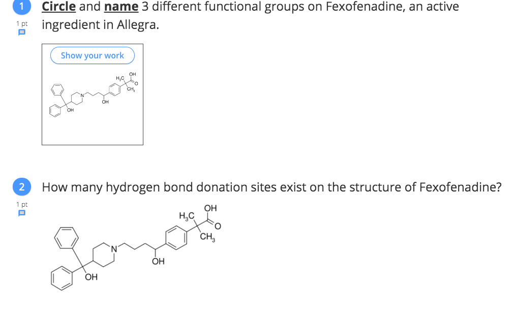 Solved Circle and name 3 different functional groups on | Chegg.com